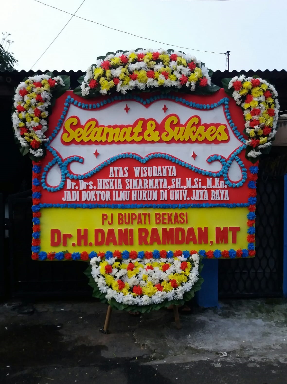 Karangan Bunga Papan Selamat - Bunga Jabodetabek Florist