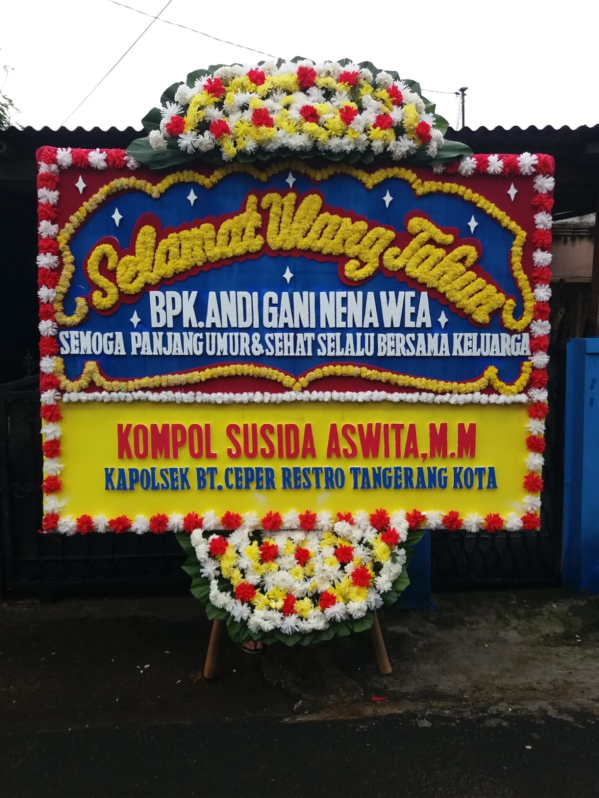 Karangan Bunga Papan Selamat - Bunga Jabodetabek Florist
